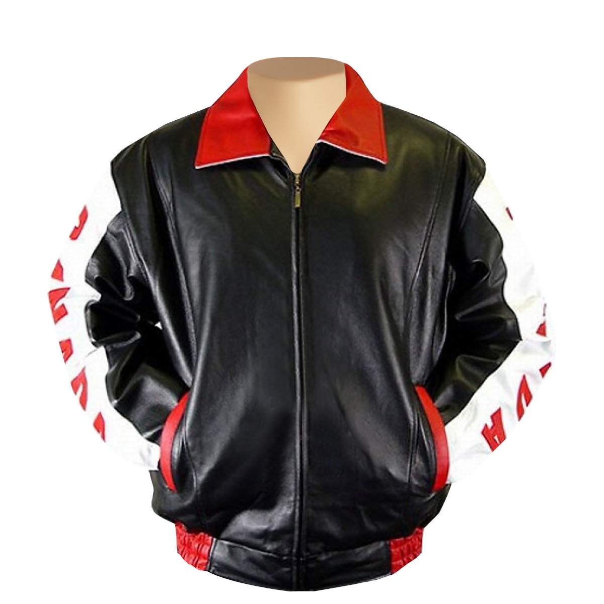 Canadian flag inspired Bomber style Jacket – Lusso Leather